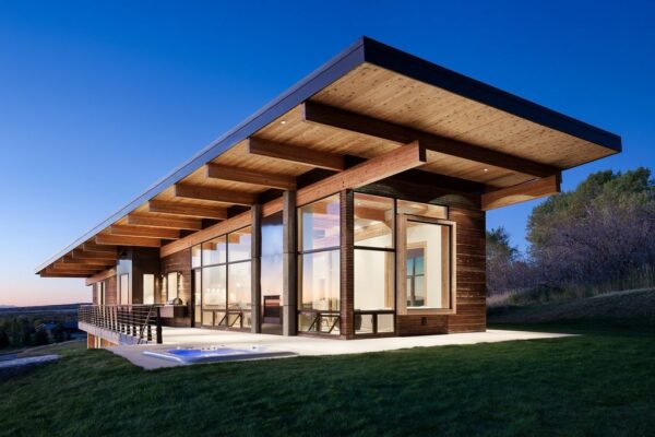 The Burrow House, Modern yet Sustainable by Ward + Blake Architects