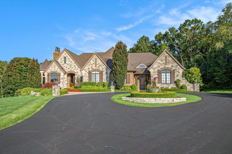 Custom-Built Ranch in Michigan Offers Luxury Living at Its Finest