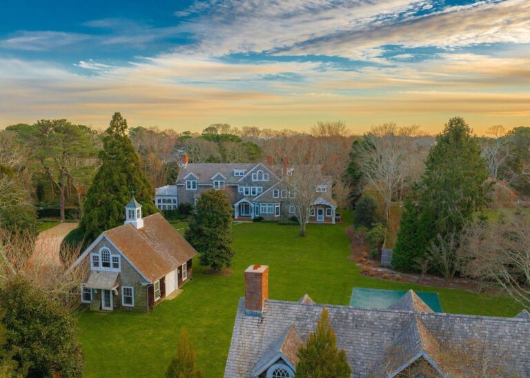 Georgica Estate in New York Listed for $19.5 Million, Blending Classic ...