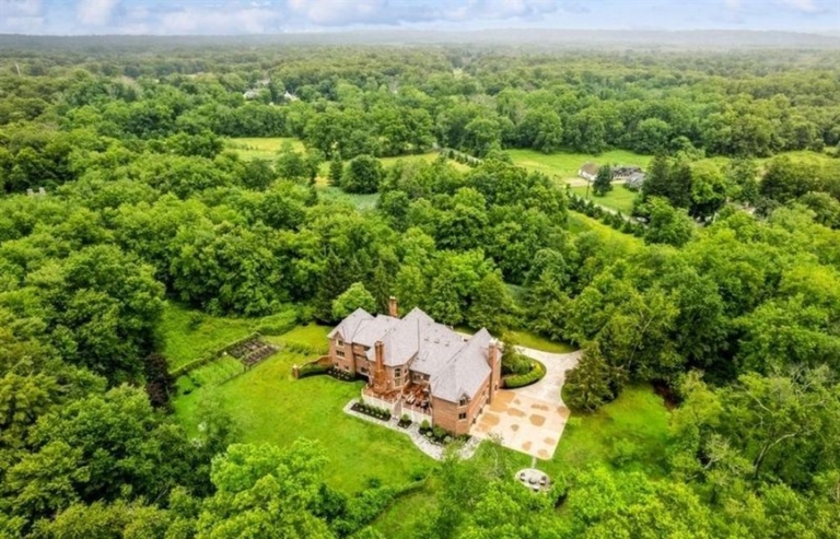 Extraordinary Castle-Inspired Custom Home, Great Brook Manor, Hits ...