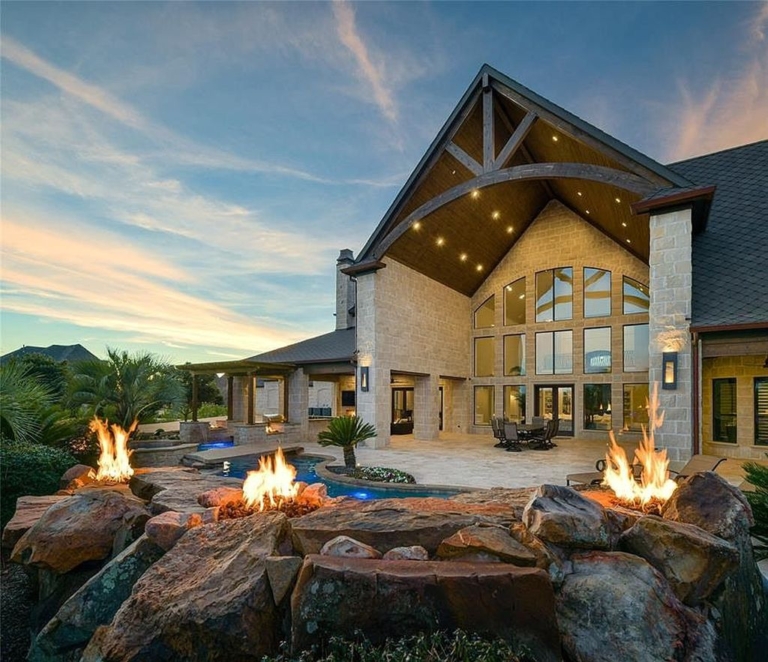 Luxurious Entertainment Oasis on Two Private Acres in Rockwall, Texas