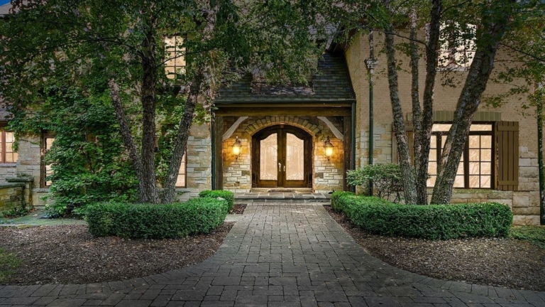 English Manor Estate: Premier 2-Acre Lot with Luxurious Landscaping in ...