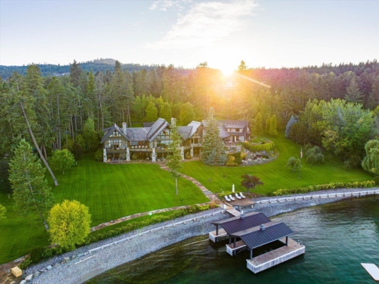 Montana's Magnificent Marvel: A $25.5 Million Masterpiece by Landmark Builders on Flathead Lake