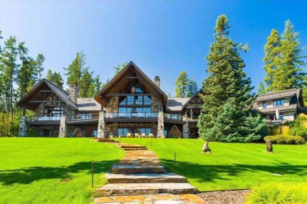 Montana's Magnificent Marvel: A $25.5 Million Masterpiece by Landmark Builders on Flathead Lake