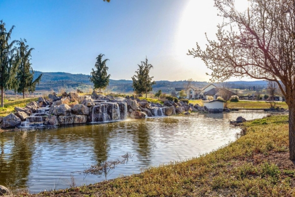 Oregon Oasis with Custom Security Gate, Waterfall, and Pond Available ...