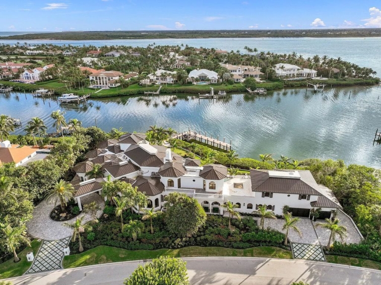 Unmatched Luxury Awaits at this $16.8 Million Estate with Private Dock ...