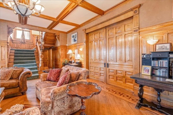 Victorian Splendor in Montana: Castle-Like Exterior Surrounds Ornate $2 ...