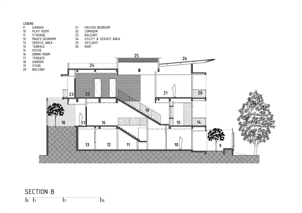 R+E House, a Contemporary Family Home DP+HS Architects