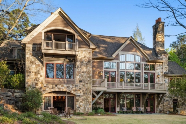 Serene Haven on Georgia's Lakefront: Luxury Retreat with Elite Amenities, Listed at $14.5 Million