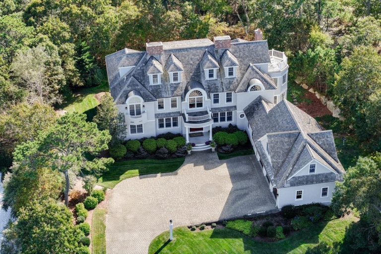 Timeless Elegance: Classic New England Shingle-Style Cape Cod Home in ...