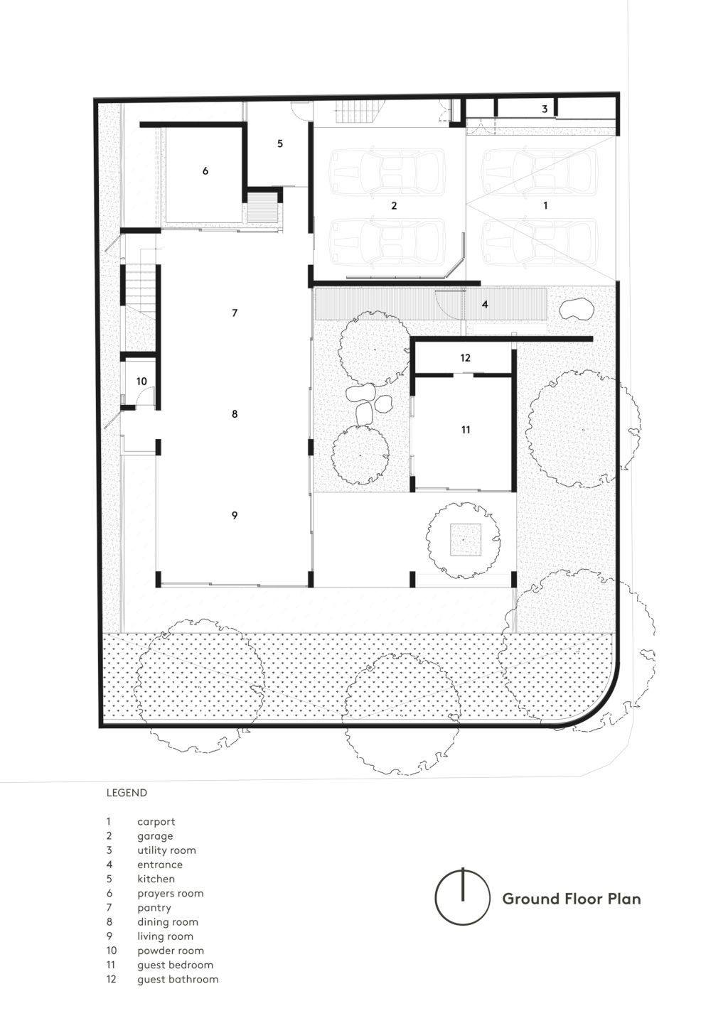 YT House, Privacy and Tranquility by Pranala Associates