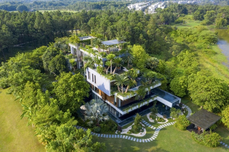 Legend Mansion Villa in Vietnam by Flamingo Architecture