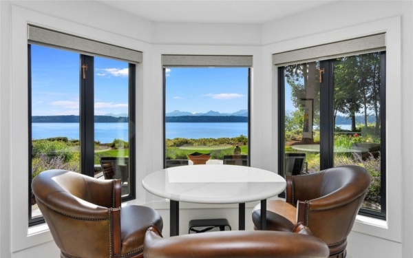 Luxury Waterfront Estate with Panoramic Views of Manzanita Bay Listed ...