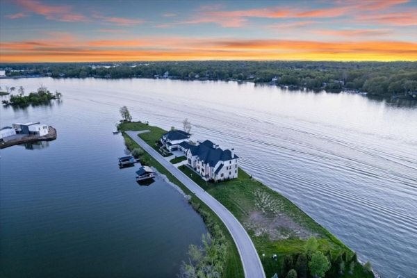 Secluded Peninsula Retreat: $4.4 Million Estate with Panoramic Geist ...