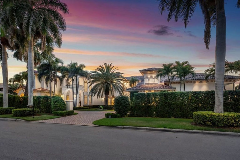 Stunning $13.5 Million Double-Lot Golf Course Estate in Prestigious ...