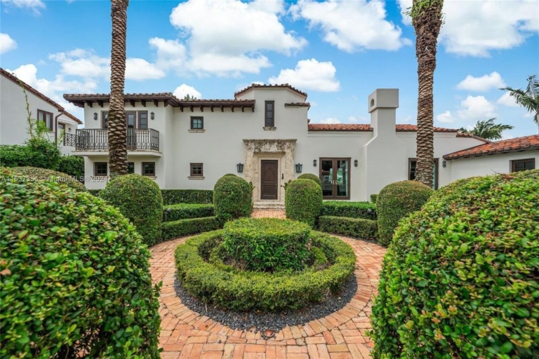 Rare Spanish Mediterranean Masterpiece in Miami Beach with Unobstructed Sunset Lake Views Listed ...