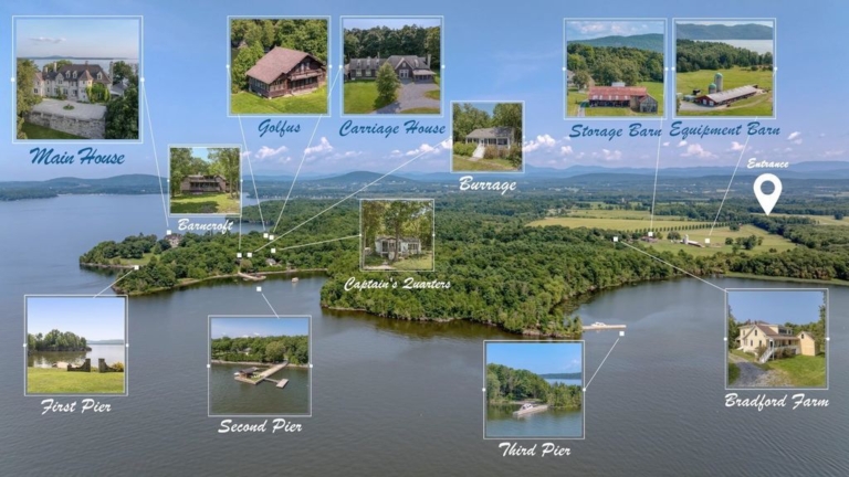 Grosse Pointe: A Spectacular Lake Champlain Estate Offering Unmatched ...