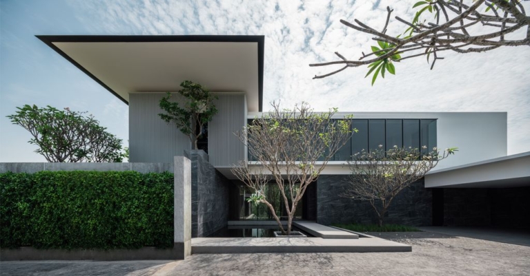 Layup House in Thailand by Ayutt and Associates design