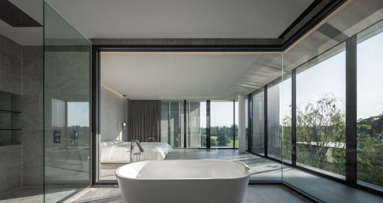 Layup House in Thailand by Ayutt and Associates design