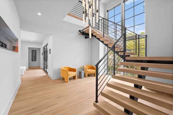 Stunning Modern Architectural Masterpiece in Prestigious Foxcroft ...