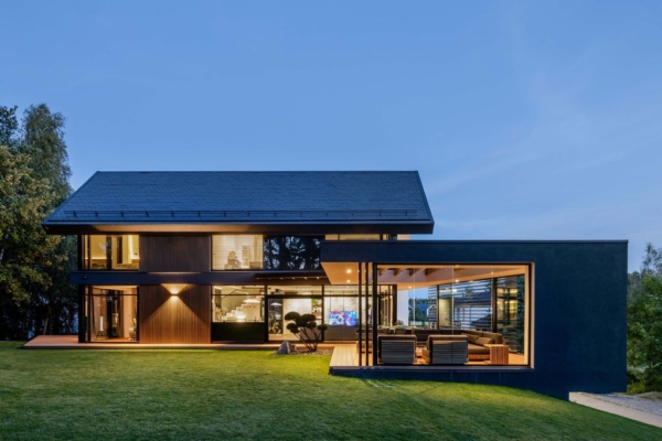 Forest Terrace House, a Modern Retreat by ArchLAB Studio