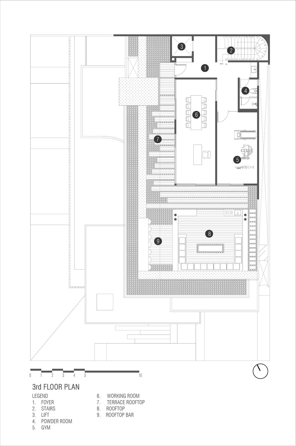 Mentari House, Haven of Light, Air, Privacy by Axial Studio