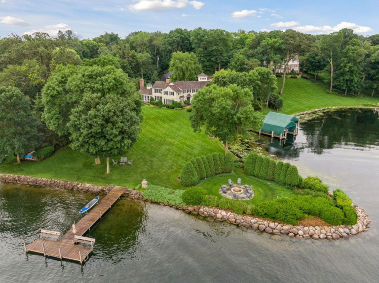 Elegant 1942 Colonial: $10.5M Home on 2 Acres with Unforgettable ...