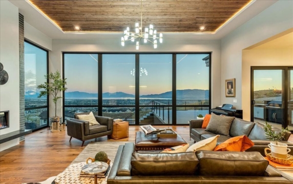 Stunning Architectural Masterpiece in Traverse Mountain, Utah, Priced ...
