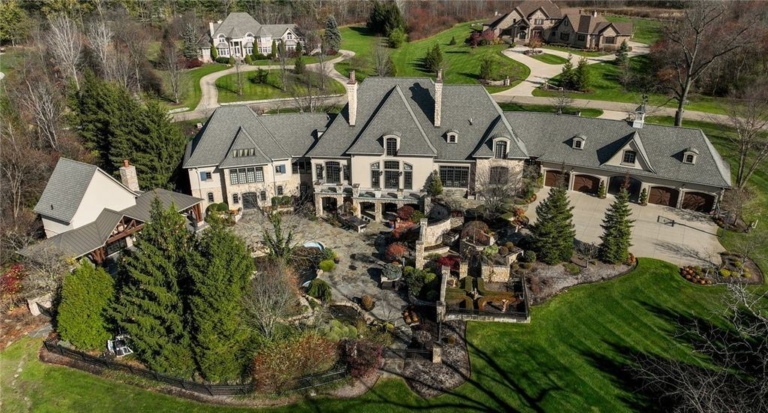 Stunning French-Inspired Chateau by Tom Boggs, Built in 2007, Listed ...