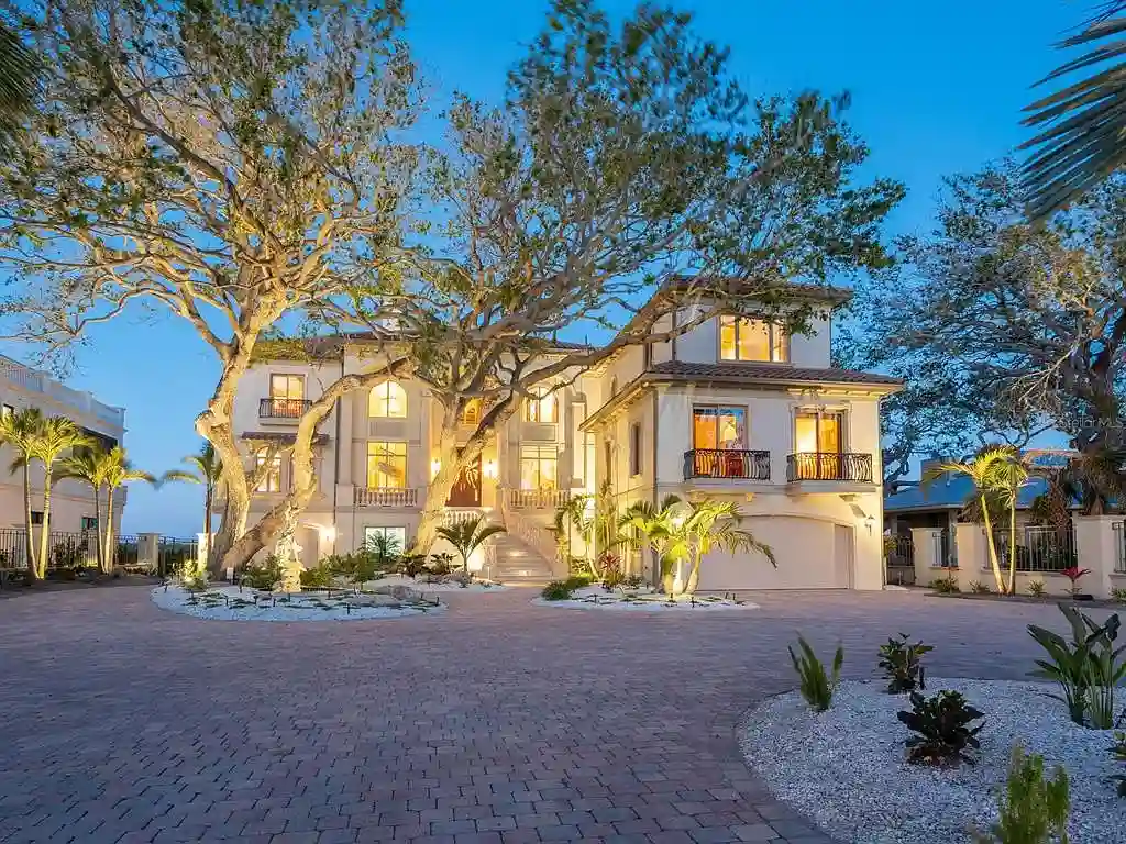1216 N Casey Key Rd – Stunning $11.75M Waterfront Oasis in Osprey with ...