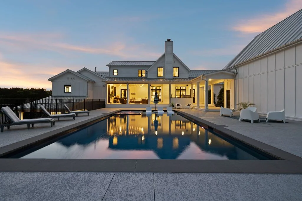 Extraordinary Modern Farmhouse at 2650 Finley Ridge Rd Spans 44.85 ...