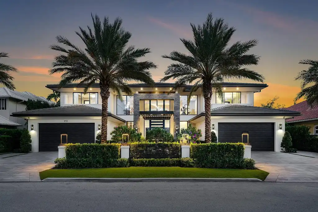 212 W Alexander Palm Road Boca Raton, Stunning $23.3 Million Modern ...