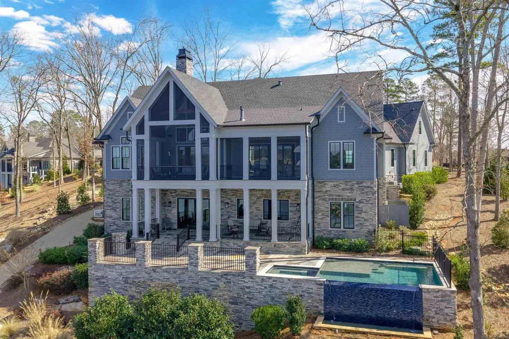 2871 Linger Longer Dr: A Stunning Custom-Built Lakefront Masterpiece in ...